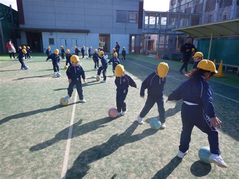 年長組★サッカー教室 帝塚山学院幼稚園