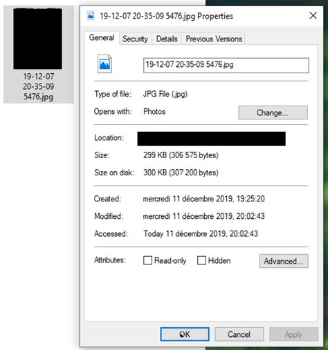 original modifiation date even when resizing the original pictures