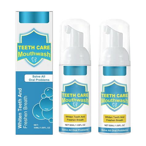 Teeth Mouthwash Herbal Brightening Oral Repair Foam Teeth Whitening