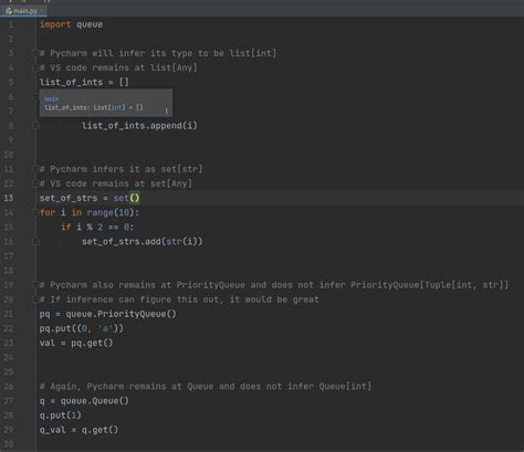 Rust Style Type Inference On Further Usage Of A Variable · Issue 6710 · Microsoftpyright · Github