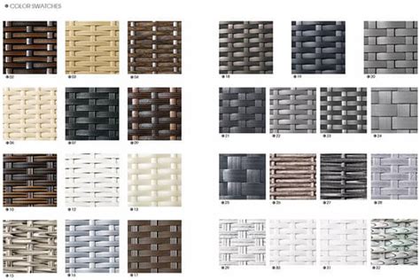 Wicker Color Swatches