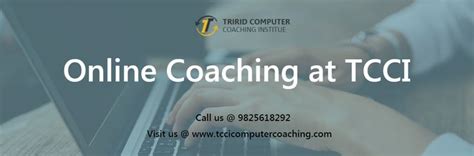 Online Coaching At Tcci Online Coaching Coaching Learning Methods