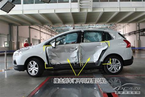 标致3008碰撞测试标致408碰撞测试新标致408碰撞测试大山谷图库