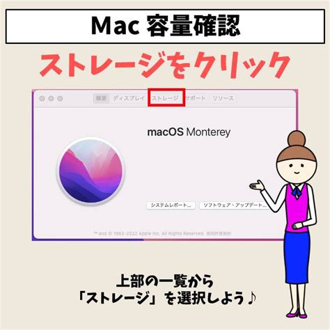 Mac マック ストレージ容量確認方法 使用量を見る方法