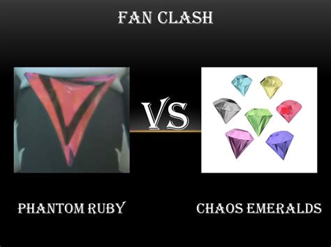 Fan Clash Phantom Ruby Vs Chaos Emeralds By Jss2141 On Deviantart