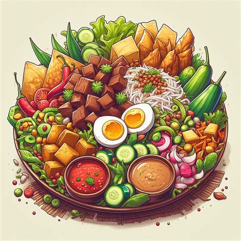 Gado Gado Dan Pecel Kuliner Khas Indonesia Yang Mendunia Mulamula