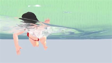 【leo】 Anime Girl Swam In Small Micro Bikini 【nip Slip】 Eporner
