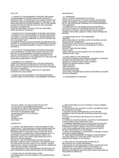 Material Resources Administration Download Free Pdf Inventory