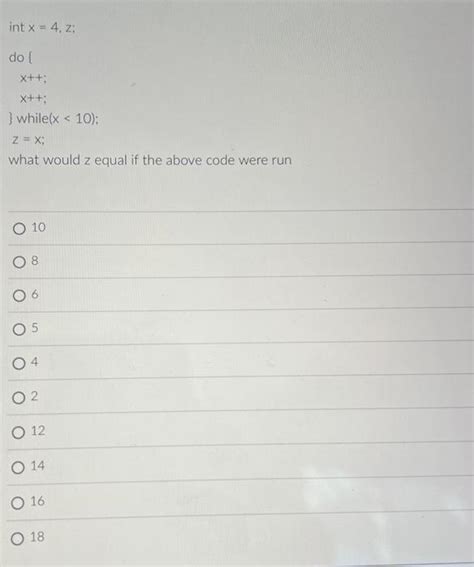 Solved Int X Z Do X X Hile X