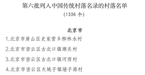 关于公布第六批列入中国传统村落名录村落名单的通知泸沽湖保护城乡建设厅