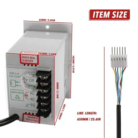 Digital Display UX 52 400W Speed Motor Controller Regulated Speed Forw Electronic Pro