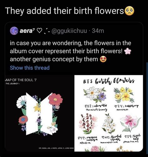 Bts Members Birth Flower Btsryma