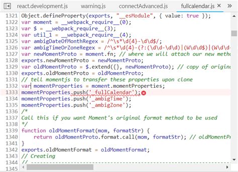 javascript fullcalendar error moment properties push is not a