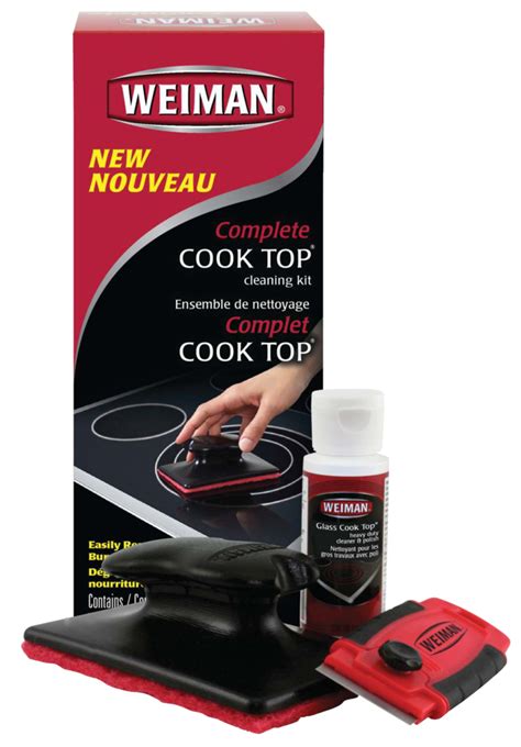 Weiman Complete Glass Cooktop Cleaning Kit 3 Pc Include Scrub Pad