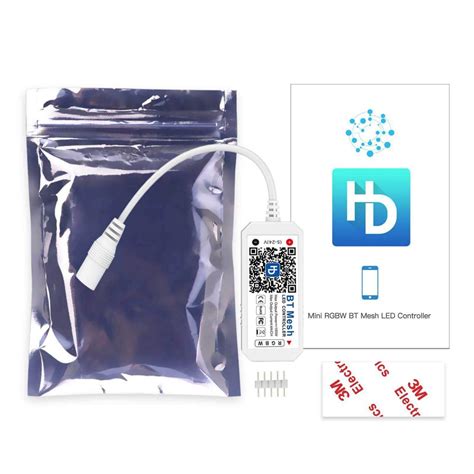 DC 5 24V Mini Bluetooth RGB LED Controller For RGB RGBW LED Strip Lights LED Controller