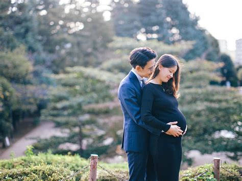 리짜리짜りちゃりちゃ한일부부日韓夫婦 남편이 태어났을 때 부터 지금까지 쭉 다닌 추억의 공원에서 만삭촬영을 했어요🌱