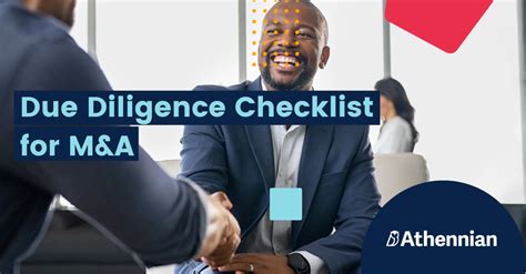 Due Diligence Checklist For M A