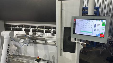 One Single Cnc Bending Cell Cybelec Press Brake Controller