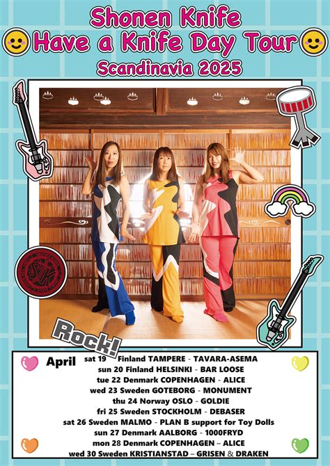 少年ナイフ Shonen Knife News
