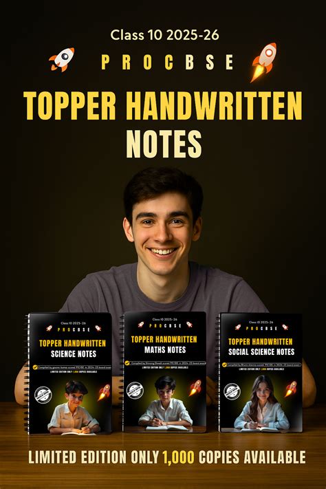 Topper Handwritten Notes Class 10 By Procbse Bw