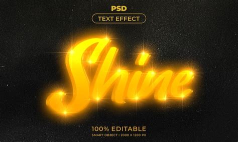 Premium PSD D Editable Text Effect Style With Background