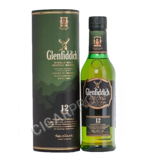 купить Шотландский виски Glenfiddich 12 years old 375ml виски ...