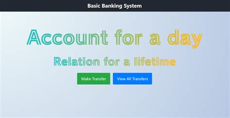 Github Pratik Basic Banking System A Simple Money Transfer System Created Using React And