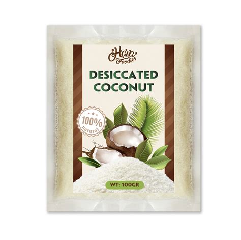 Cơm Dừa Sấy Khô Havafoodies Gói 100g Havamall Siêu Thị Hàng Nhập
