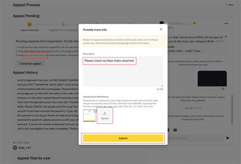 How To Appeal For Canceledcompleted P2p Orders On Binance App How To