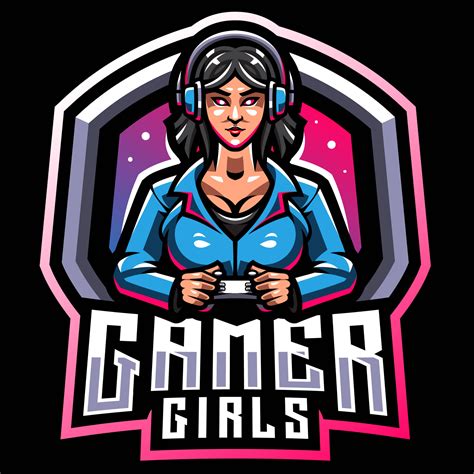 100 Girl Gamer Logo Wallpapers