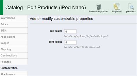 Adding Product Customization Fields In Prestashop 15 Web Hosting Hub