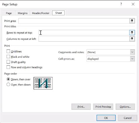 How To Set Row 1 To Print On Every Page Excel At Work