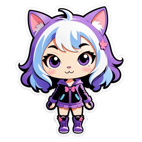 I Made An Ai Sticker Of Catgirl