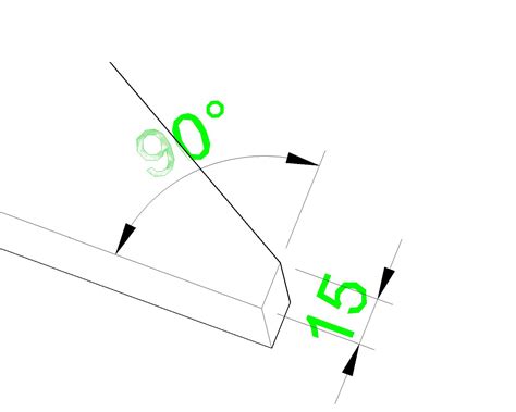 Lisp To Chamfer With New Edge Length Autodesk Community