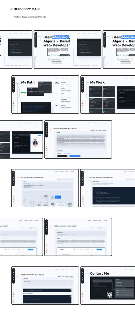 Web Developer Potfolio On Behance