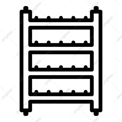 Scaffold Vector Art Png Metal Scaffolding Icon Outline Vector Vector