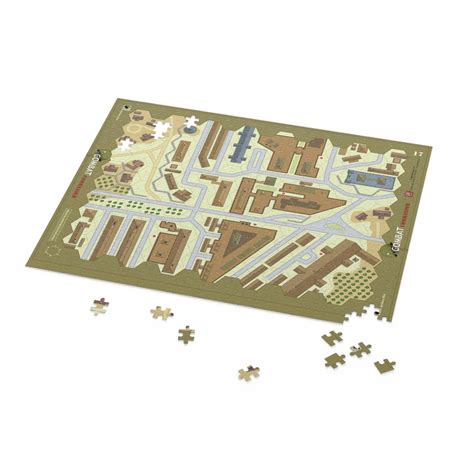 Combat Commander Map 17 500 Piece Puzzle [kj] Etsy