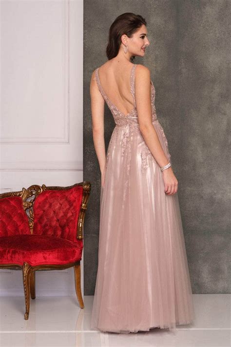 Dave And Johnny 9671w Embroidered Illusion Bridal Gown Couture Candy