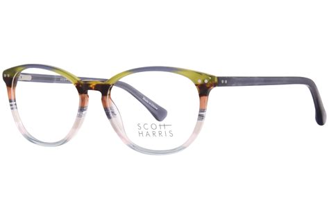 Scott Harris Sh 636 Eyeglasses Womens Full Rim Oval Shape