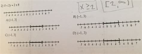Solved Solve The Inequality Give The Solution Set In Both
