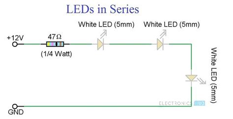 Led Circuits Wiring Diagram For Leds In Series Led Circuits Wiring Diagram For Leds In Series