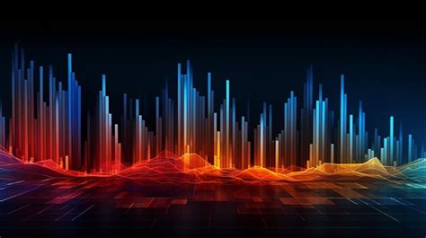 Premium AI Image Abstract Data Visualization With Statistics Figures Into Mesmerizing