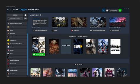 Steam Ui Redesigned R Valve