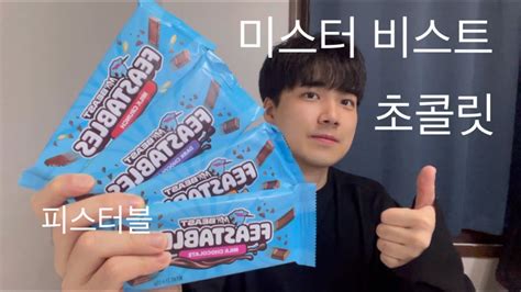 Review 미스터비스트 의 피스터블 초콜릿 리뷰 Youtube