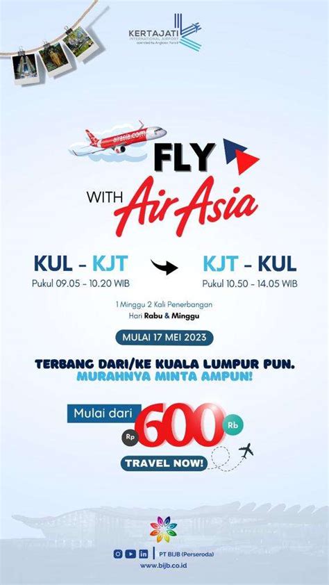 Bandara Kertajati Layani Penerbangan Tujuan Kuala Lumpur Mulai 17 Mei 2023