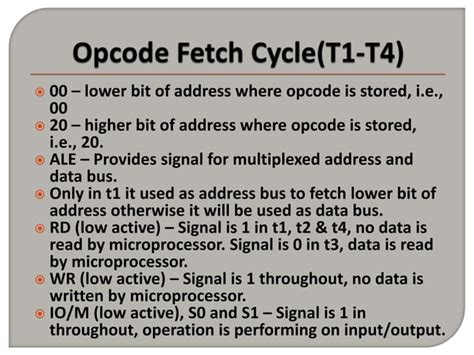 Timing Diagram Of Mvi Instruction Of 8085 Microprocessor Pptx Computing Technology And Computing