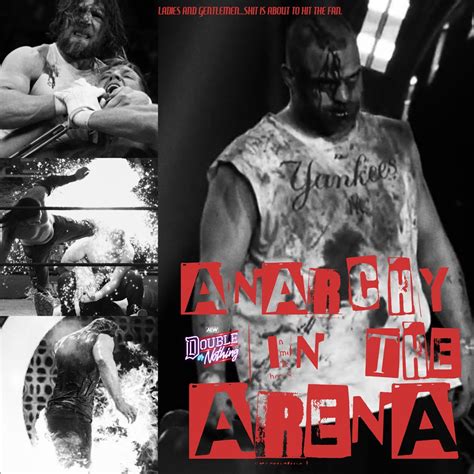 Anarchy In The Arena Poster I Made R Aewfanhub