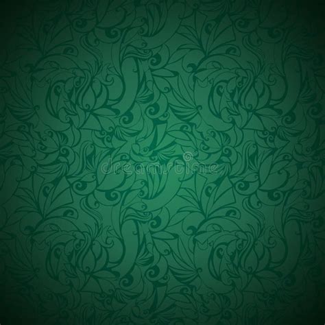 Vintage Background With Floral Elements In Gothic Style Stock Vector