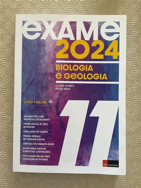 Exame 2024 Biologia Geologia 11 º Ano Livro de preparacao Ermesinde