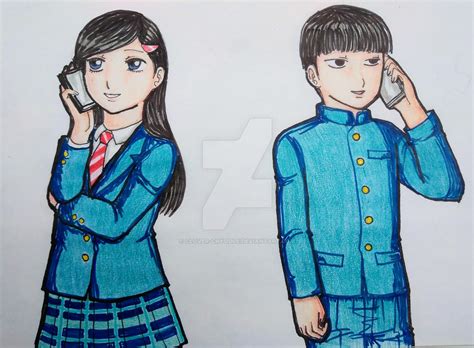Mob Psycho 100 Fanart Mob Y Tsubomi By Clover Crysidle On Deviantart